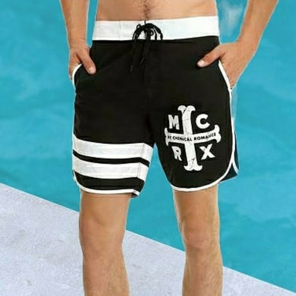 Hot Topic | Swim | My Chemical Romance Swim Trunks | Poshmark